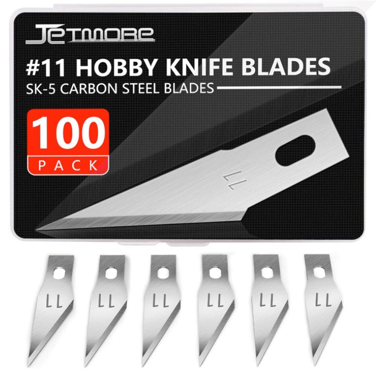 A6790,#11 Hobby Blades Carbon 100 ct. & – HCP WHOLESALE