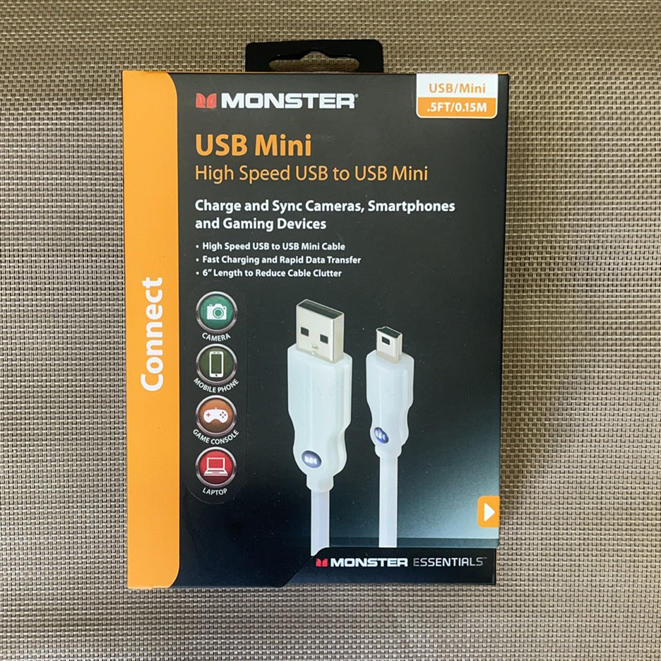 A6902. Mini USB Cabel Cable 1.5ft – HCP WHOLESALE